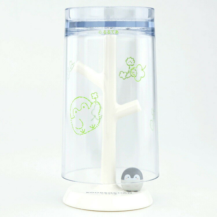 商品仕様【サイズ】スタンド：約直径60×H116mmコップ：約直径65×H110mmパッケージ：約W69×H158×D69mm【素材】スタンド：ABS、PVC、TPR/コップ：AS【重量】約80g【生産国】バングラデシュ特記事項※画像はあく...