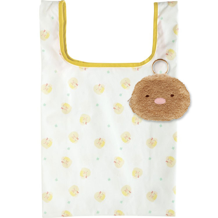 商品仕様思わず連れて歩きたくなる、ぬいぐるみポーチ付きのかわいいショッピングバッグです。 ポーチにバッグが収納できる優れもの！ 毎日使うショッピングバッグも、かわいく・楽しく・スマートに持ち運び出来ちゃいます♪ 【サイズ】 　本体：約400...
