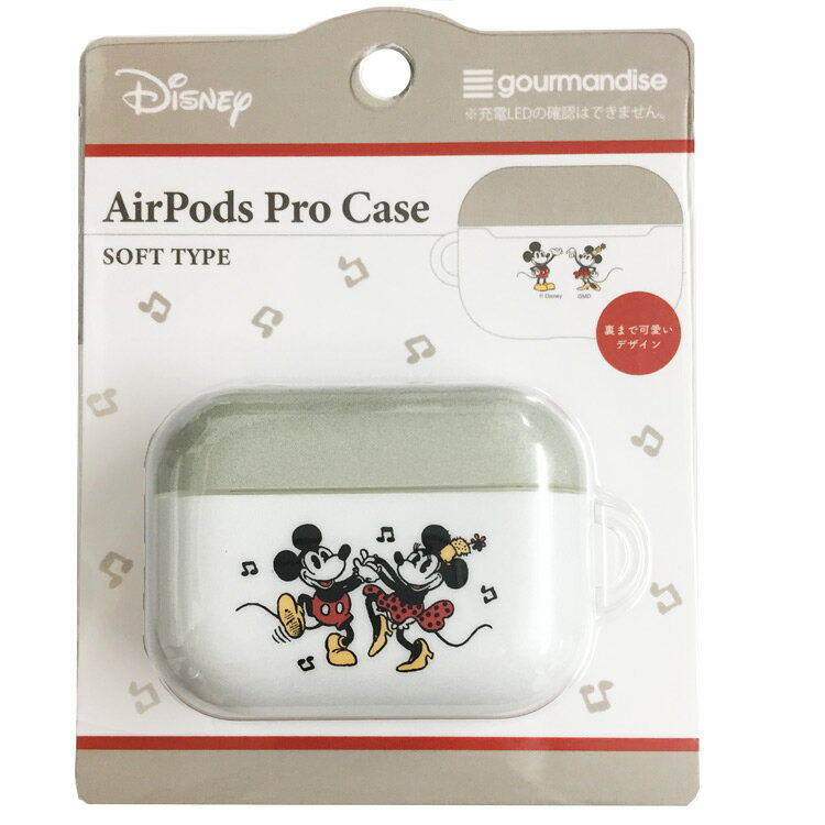 商品説明 〔ディズニーキャラクター☆Mickey＆Minnie〕 みんなに愛されているディズニーグッズからAirPodsProソフトケースが登場です！！全面を覆うTPU素材（燃可塑性ポリウレタン）を用いた、ソフトタイプのケース♪キズを防ぎ、...
