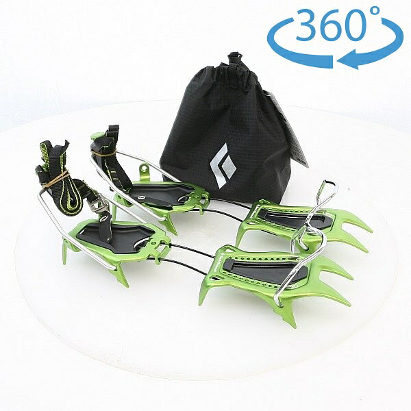 （商品説明）アルミ製10本爪クランポン材質：アルミ重さ：420g（ABSを除く）ポイント数：10適合ブーツサイズ：23cm-29cm※前コバのあるブーツに対応します（前コバが無いブーツには対応しません）