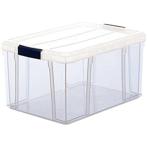 用途に応じて選べるフタ付ボックスコンテナ「ニューソフィアBOX」。ロック付きフタで中身が見やすいクリアタイプ。別サイズのGGYT031（287−556）、GGYT035（287−558）との積み重ねも可能です。■商品詳細メーカー名：リス容量...