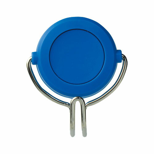 上下左右、自由自在に動く可動フック。磁石側に取り付け面を傷つけにくい保護シート付。■商品詳細メーカー名：ソニックサイズ：横48×縦58mm耐荷重：縦方向約3kg、垂直方向約2kg本体色(軸色)：青材質：ABS、再生POM、ネオジウム磁石、ス...