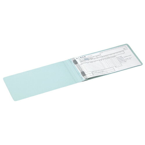 ■商品詳細サイズ：138×273×18mm収納枚数：150枚材質　本体：色板紙　表紙：古紙配合率100％カラー：ブルーメーカー品番：フ-V49B購入単位：1パック（10冊）配送種別：在庫品■2穴■とじ穴間隔80mmピッチ■樹脂製とじ具■グリ...