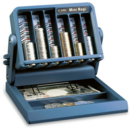 ■商品詳細サイズ：203.5×159×54.5mm 重量：360g購入単位：1台配送種別：在庫品■紙幣・コイン収納トレー付き■6種類のコインを各50枚収納。■金銭のやり取りがスピーディーひと目でわかるコインカウンター表示付き。■折り畳み方式...