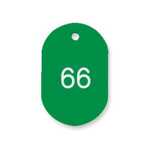 カラーバリエーションの豊富な番号札大タイプです。長年お客様から信頼されているロングセラー商品です。■商品詳細メーカー名：共栄プラスチック寸法：H60×W41×D2.5mm番号：51〜100(1組)カラー：グリーン材質：本体/スチロール樹脂製...