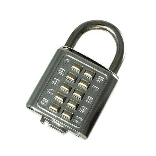 プッシュボタン式の南京錠。解除番号4桁のボタンを押して解除レバーをポン！【特長】・4桁の解除番号で開錠するプッシュボタン式のデジタル南京錠。・4種類のサイズ展開で幅広いシーンに使用可能。【用途】・郵便受の鍵やゴミ集積場、門扉などに。■商品詳...