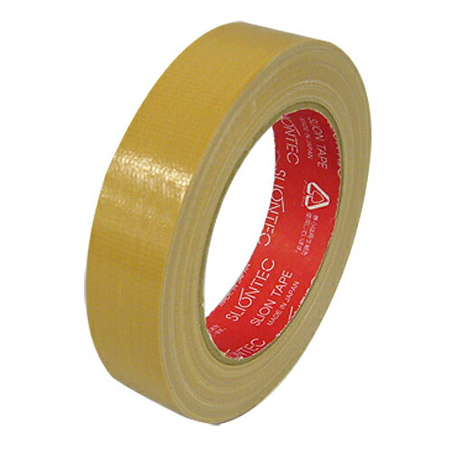 選べるテープ幅。5サイズ取り揃え！■商品詳細メーカー名：スリオンテックサイズ：25mm×25m厚さ：0.24mm材質　　基材：スフ布＋合繊布購入単位：1巻配送種別：在庫品【検索用キーワード】梱包 作業用品 ガムテープ 粘着テープ 布テープ ...