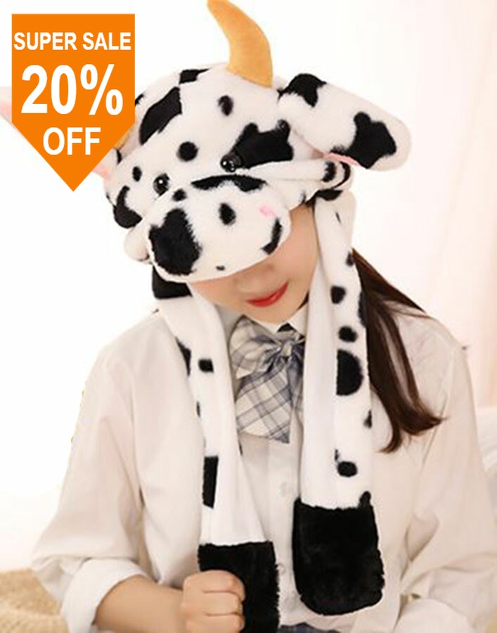 可愛いアニマルの着ぐるみキャップは、ふわふわ、もこもこでさわり心地抜群！ 手のひらを押すだけで、耳がぴょこんと動く。可愛いアニマルの着ぐるみキャップは、ふわふわ、もこもこでさわり心地抜群！ 手のひらを押すだけで、耳がぴょこんと動く。