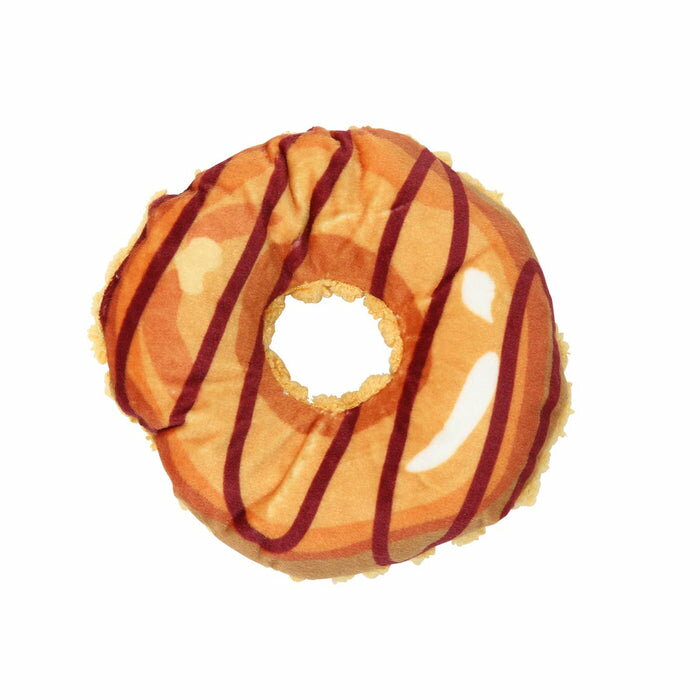 ループ スモル 犬用おもちゃ ドーナツ (キャラメル) ROOP SMOL ルークラン ROOKCRAN 美味しそうで思わず食べたくなっちゃう！？ 「ループスモル」は、手のひらサイズの小さくて可愛いぬいぐるみ系おもちゃです。「ドーナツ」は、...