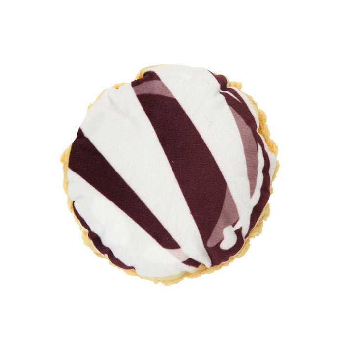 ループ スモル 犬用おもちゃ ドーナツ (ストライプ) ROOP SMOL ルークラン ROOKCRAN 美味しそうで思わず食べたくなっちゃう！？ 「ループスモル」は、手のひらサイズの小さくて可愛いぬいぐるみ系おもちゃです。「ドーナツ」は、...