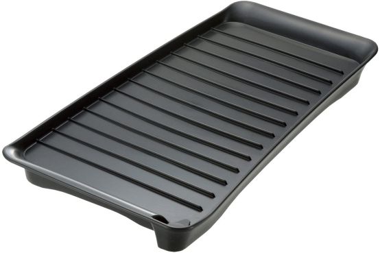 商品名 リッチェル 水切りトレー 24427　ダークグレー S ラクール ドレイニングトレー 抗菌加工 商品説明 サイズ:45.5×22.5×4(高さ)cm材質:トレー/ポリプロピレン止水栓/シリコーンゴム原産国:日本耐熱温度:120℃色:...