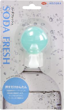 商品名 ソーダフレッシュ ブルー 650155 商品説明 サイズ:約5x5x高さ7cm重　量:約30g材　質:キャップ=ポリアセタール、　　　 ポンプ=エラストマー使用可能サイズ:500ml〜1500mlまでのペットボトル耐熱温度:60度炭...