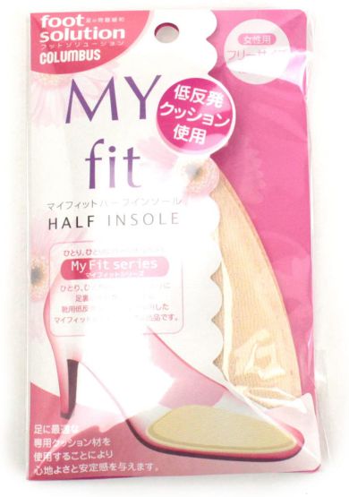 商品名 マイフィットハーフ ベージュ 47351 中敷き [コロンブス] 商品説明 サイズ:(約)長さ/105mm　　　　　 幅/47mm　　　　　 厚み/3mm材　質：ウレタン重　量:11g素　材:綿80%　　　 ポリエステル20%　　　...