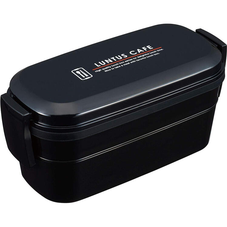 商品名 アスベル ランチボックス 弁当箱 ランタスCS CS-T600(スプーン・お箸・バッグ付) 600ml ブラック 3521 サイズ (約)約22.3×9.3×8.9cm 容量：600ml（上段310ml/下段290ml） 材質 上ふ...
