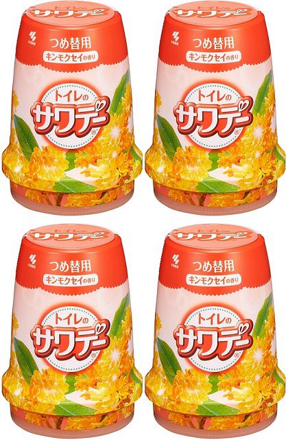 商品名 香り薫るサワデー 詰替 キンモクセイ&ミモザ 140g トイレ用消臭剤 【×4個セット】 金木犀 きんもくせい オスマンサス Osmanthus 詰め替え つめかえ 詰換 替え 小林製薬 商品説明 2つの香りを重ねて透明ゲルの中に詰...