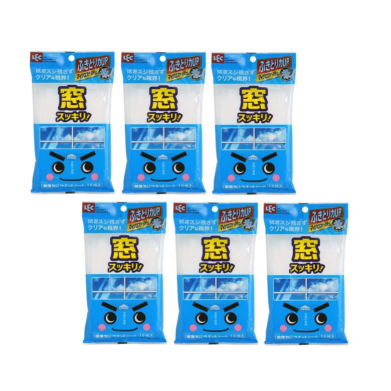商品名 激落ちシート 窓用 15枚入り SS037 窓ガラス 掃除 【×6個セット】 商品説明 サイズ:30×20cm生産国:日本超極細繊維(マイクロファイバー)で窓スッキリ 洗剤なしで拭きスジを残しない。超極細繊維配合の特殊ウェットシート...