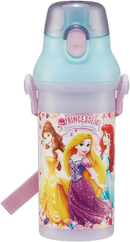 商品名 水筒 直飲み プラスチック 大容量 480ml プリンセス 24年 ディズニー 女の子 食洗機対応 キッズ 幼児 ワンタッチ skater スケーター PSB5SANAG 子供 こども 子ども キッズ 商品説明 食器洗い乾燥機OKの...