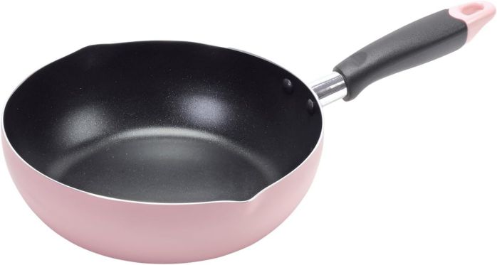 商品名 HC67 ふっ素加工IH対応 対応目盛付料理 フライパン22cm ピンク 商品説明 製品サイズ:(約)全長37.5×幅23.5×高さ9cm、鍋の深さ:(約)6.5cm製品重量:(約)0.46kg表面加工:内面/ふっ素樹脂塗膜加工、外...