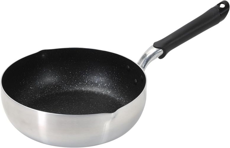 商品名 IH対応 両口フライパン 26cm 極深マーブルダイヤモンド HC204 商品説明 製品サイズ:(約)全長47×幅27.5×高さ15cm、鍋の深さ:(約)8cm製品重量:(約)0.8kg表面加工:内面/ふっ素樹脂塗膜加工、素材・材質...