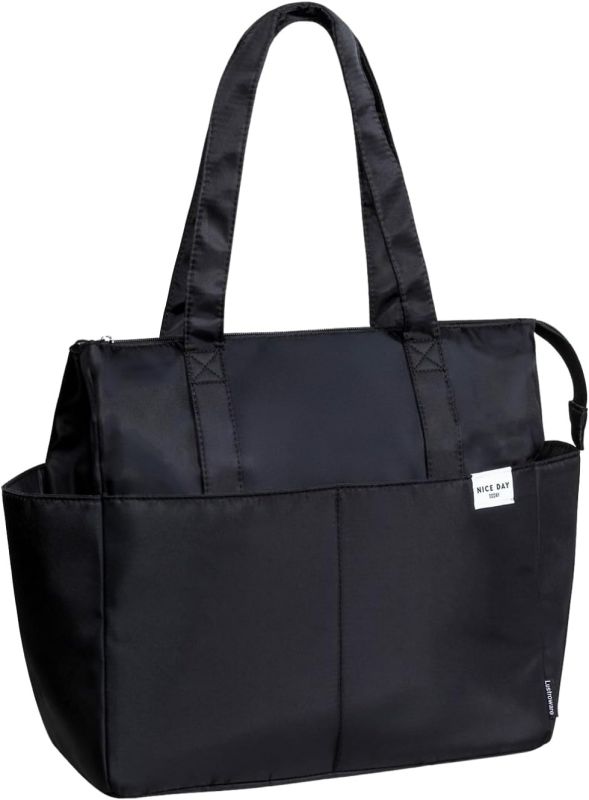 商品名 LF599BK 4ポケット保冷バッグ L 商品説明 サイズ：W35*D17*H35cm大きさ目安：約10L耐荷重：約8.5材質：表地ポリエステル、裏地PEVA、断熱材：発泡ポリエチレン、取っ手：ポリエステル4つのポケットで荷物を整理...