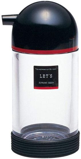 商品名 岩崎工業 レッツ 18118　黒　しょうゆ差し 大 134ML K-181LB 商品説明 サイズ:幅6×奥行5.5×高さ12.2cm重　量:0.13kg素　材:本体・ふた=AS樹脂 　　　 パッキン=シリコンゴム 　　　 底ゴム=S...