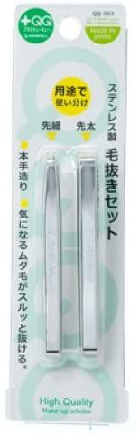 商品名 ステンレス製 01088 毛抜き QQ-503 商品説明 サイズ:4.4cm×1.8cm×15cm内容量:2個精密な先合わせで、お肌に安心な仕上がりです。先端がフラットで細かく短い毛や太い毛もしっかりつかめます。※使用上の注意サビの...
