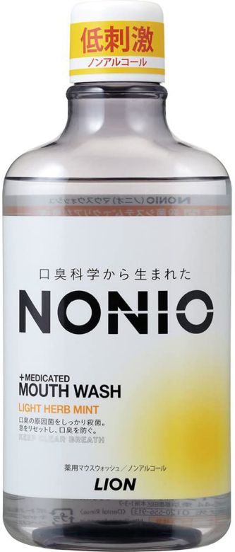 商品名 LION ライオン ノニオ NONIO マウスウォッシュ ノンアルコール ライトハーブミント 600ml 商品説明 独自の長時間殺菌システムで、気になる口臭を長時間予防。クリアな息をキープできるマウスウォッシュ。殺菌成分の効果をスト...