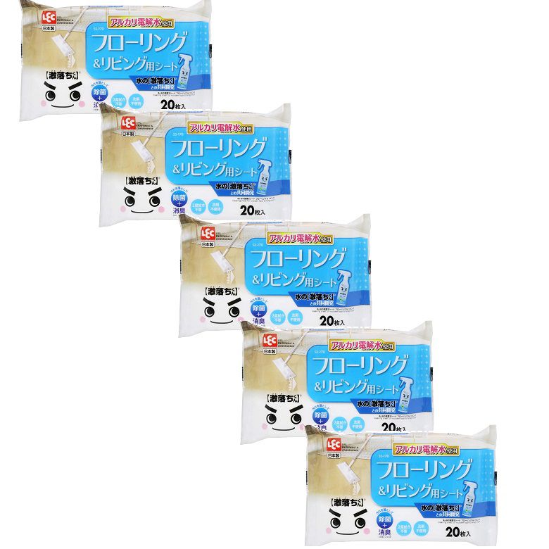 商品名 水の激落ちシート Ba水の激落ちシート 除菌 消臭 フローリング リビング 20枚入 アルカリ電解水使用 掃除用シート SS170 【×5個セット】 商品説明 水を電解して得られるアルカリ電解水を使用した、お掃除ウェットシート。水拭...