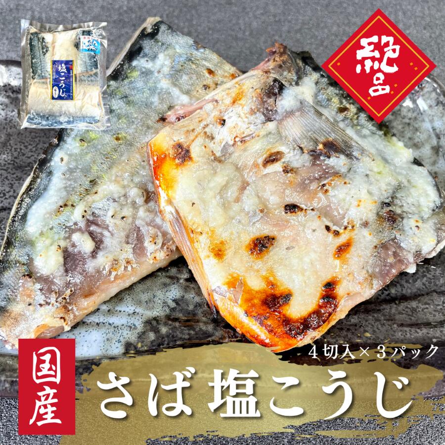 商品情報名称さば塩こうじ(加熱調理用)原材料名鯖(国内産)、塩こうじ(国内製造)(米こうじ、食塩)/酒精内容量3パック(真空4切入)賞味期限別途商品ラベルに記載保存方法要冷凍(−18℃以下)製造者または販売者株式会社あまる齋藤商店静岡県焼津...