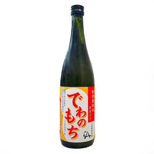 濃厚でキレのある味わいの、そのまま飲めるノンアルコールのあまざけです。 山形県庄内町産のもち米「でわのもち」使用のこだわりのあまざけが新登場！ 人気の杵つきもちの原料である「でわのもち」で作るあまざけをぜひご賞味ください。 JAあまるめなら...