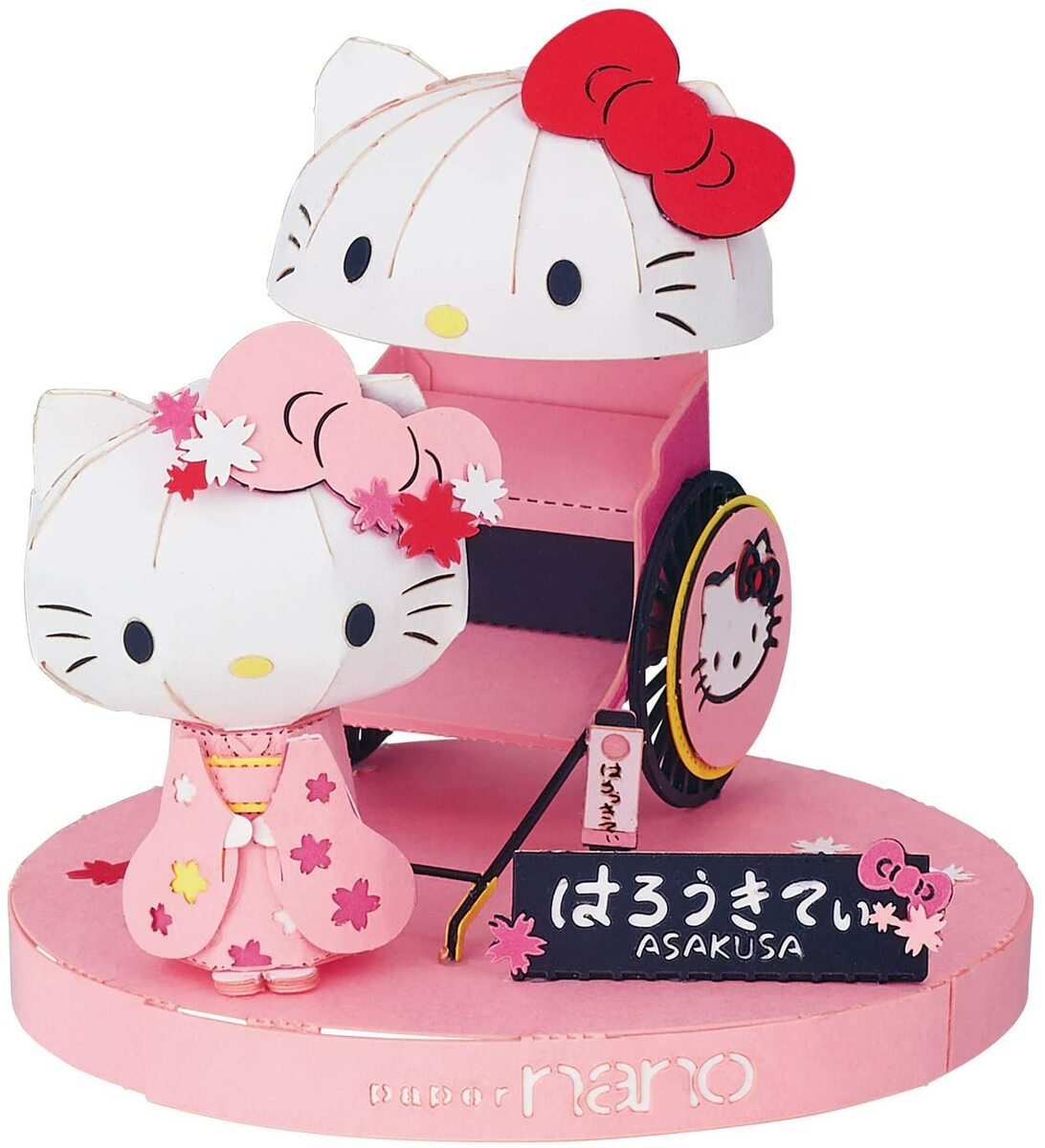 ペーパーナノ はろうきてぃ ASAKUSA PNC-006 ペーパーナノのキャラクターラインに『はろうきてぃ ASAKUSA』が登場。 ●サンリオギフトゲート浅草店オープン記念に登場した特別仕様人力車を再現!45周年を迎えたキティちゃんの最...