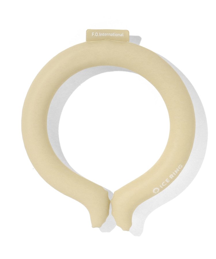 [SUO×F.O.インターナショナル] ICE RING アイスリング Mサイズ ベージュ 夏快適グッズの"ネッククーラー"が登場！ 「ICE RING®_アイスリング」は28℃以下で自然に凍結し、屋外屋内どこでも繰り返しお使いいただけるア...