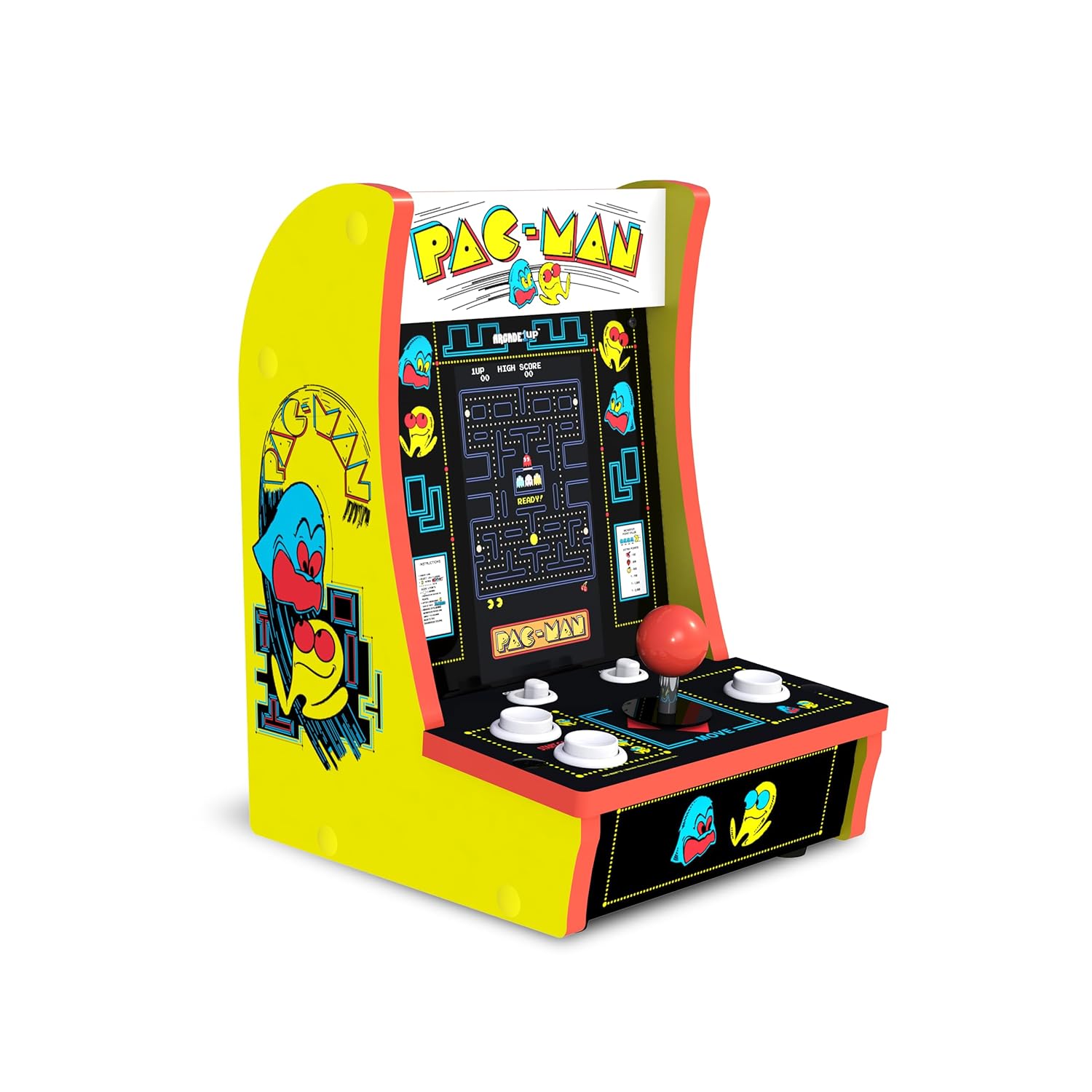 製品仕様 商品名 Tastemakers Arcade1Up パックマン カウンターケード 卓上アーケード 3種レトロゲーム内蔵 7インチLCD 実機感ジョイスティック＆ボタン 家庭用 卓上アーケードマシン Arcade1Up パックマン ...