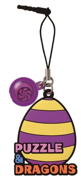 ■商品説明→パズルドラゴン　ストラップ　F　　未使用品。ラバー部分は厚みが異なる演出がプラス。イヤホンジャックにも対応しています。サイズ（約）：全長約6cm（ラバー部分）。　■スマホにも装着できるように、イヤホンジャック部品を、おまけでおつ...