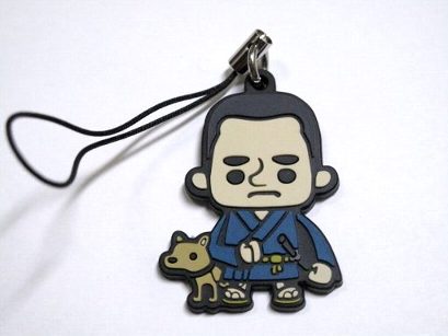 ■商品説明→幕末　ラバーストラップ　西郷　pansonworks　　未使用品。ラバー部分:高さ約38mm。　■スマホにも装着できるように、イヤホンジャック部品を、おまけでおつけします。イヤホンジャック部品は、おまけですので多少デザインがかわ...