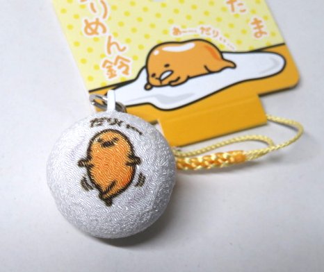 ■商品説明→ぐでたま　ちりめん鈴　ストラップ　未使用品。鈴部分：約2．5cm。ファッション雑貨を取扱中！！　裏原系、ストリート、レディース　その他レアで気になるアイテム満載！！　