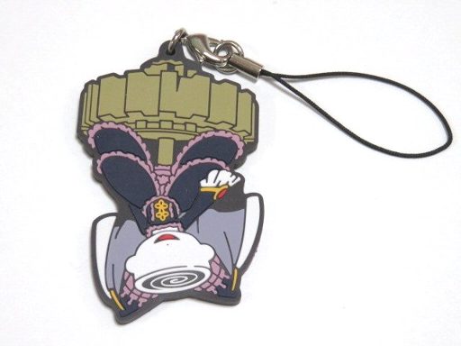 ■商品説明→魔法少女まどか☆マギカ　舞台装置の魔女　ラバーストラップ　未使用品。ラバー部分：約6cm。※スマホにも装着できるようにイヤホンジャック部品をおつけします。イヤホンジャック部品はおまけですのでデザインが多少かわる場合もございます。...