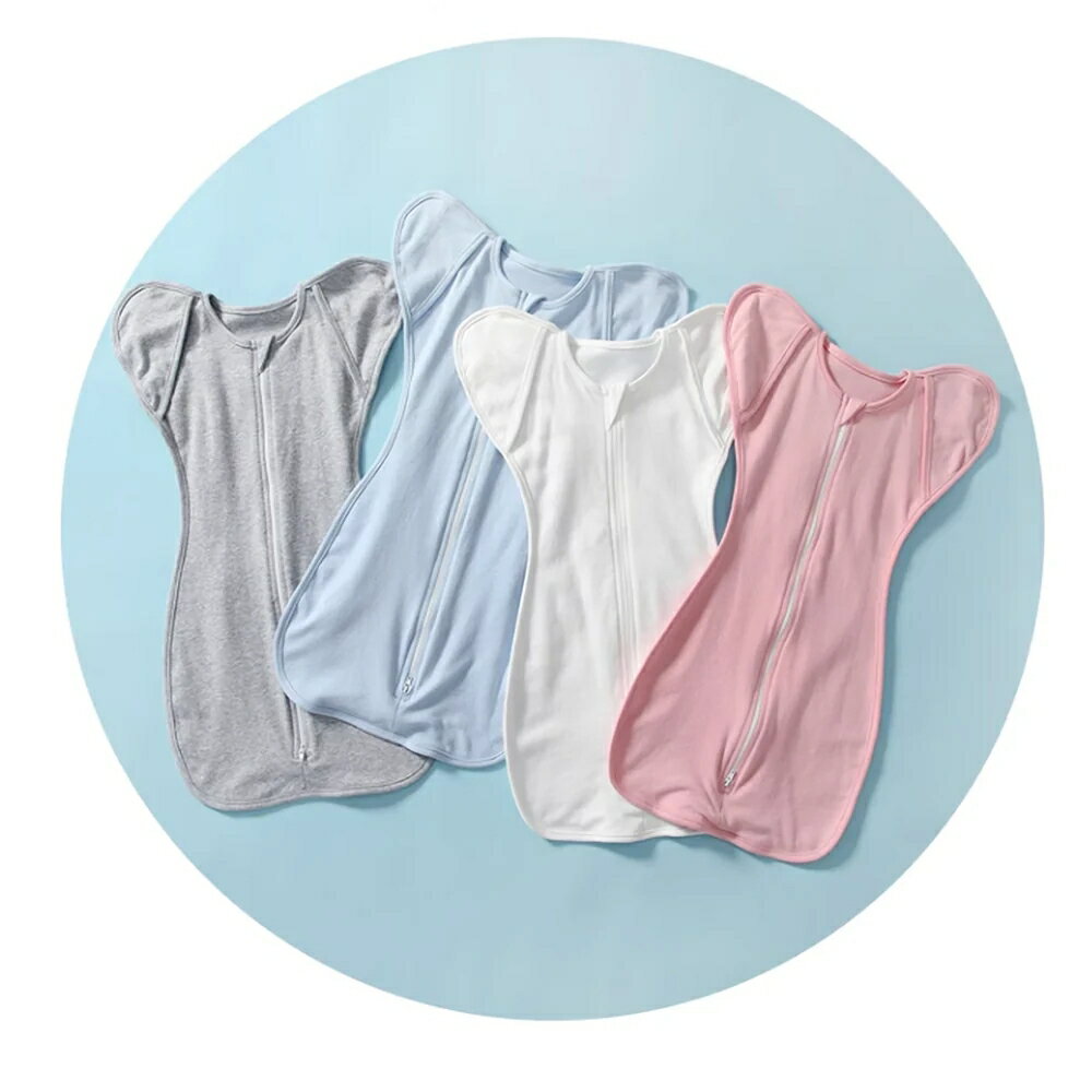 シンプルスワドル　おくるみ　スリーパー シンプルなコットンおくるみのご紹介です♪ きゅっと包み込んでくれるので、ママのお腹の中にいるような安心感があります ダブルジッパーになっているので着脱も楽です◎ Amber mimiのロンパースは新生...