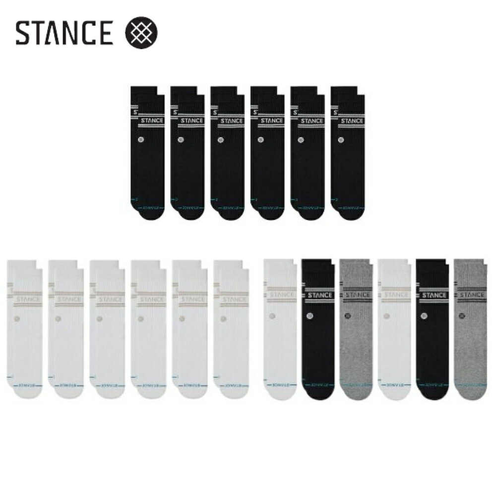 シンプルベーシックなスタンスソックス6点セット スタンスの履き心地の良さを広めていくテーマの6足セットコレクション 購入し易い価格になっております ・サイズ Sサイズ (22.0-24.5cm) Lサイズ (25.5-29.0cm) 素材 ...