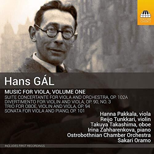 2019/9/6 発売輸入盤レーベル：TOCCATA収録曲：Hans Gal (1890-1987) wrote extensively for the viola, including several remarkable works d...