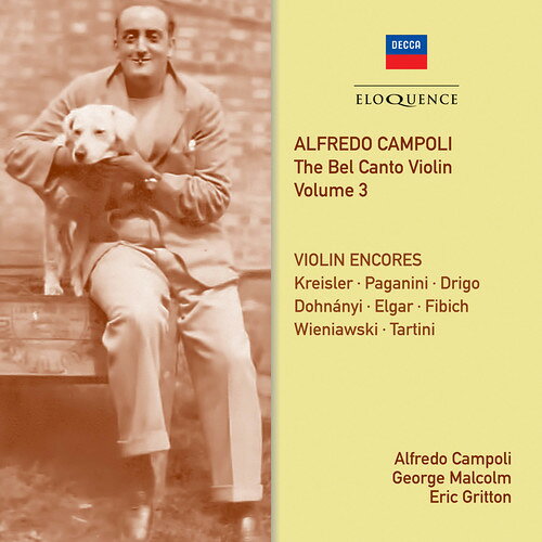 2018/1/19 発売輸入盤レーベル：IMPORTS収録曲：One of the most significant violinists in gramophone history, Alfredo Campoli enjoyed tre...