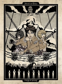 2013年4月よりMBSほかで放送されたシリーズ第1期を収めたDVDボックス。四方を50mを超える壁に囲まれた街・シガンシナ地区。外の世界に憧れる少年エレンと、彼のよき相談相手であるミカサは、壁の中で平和な時を過ごしていたが……。【品番】　...