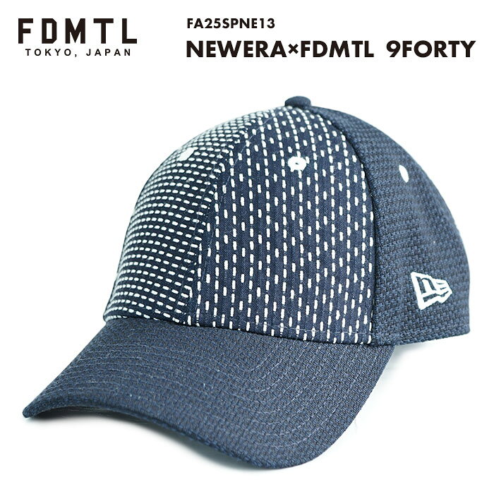 39ショップ 送料無料 【FDMTL｜ファンダメンタル】FA25SPNE13NEWERA×FDMTL 9FORTY FDMTL × NEW ERA コラボレーションによるキャップ。 NEW ERA定番モデル「9FORTY」をベースに、FDM...