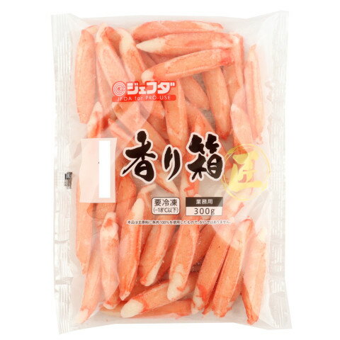 【冷凍】 極細繊維で、形状、食感、味、色合い、ジューシー感などズワイ蟹の抜き身のおいしさを再現したかに風味かまぼこです。 ●本品は主原料に魚肉100%を使用したもので、かにではありません。 ●本品にみられる黒い生地は魚の皮で、異物ではござい...