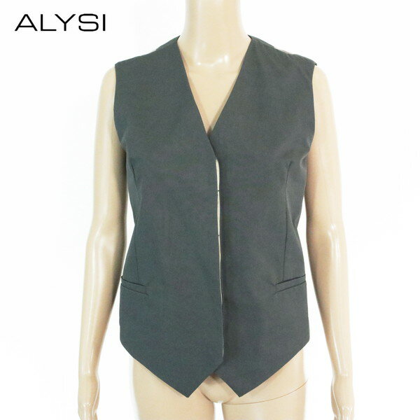 商品説明 生産国 イタリア サイズ 42(日本サイズでM～Lサイズ相当) 前身頃 コットン100% 後身頃 シルク100% 一部位 ポリエステル65%　コットン35% カラー グレー（画像にてご確認ください) 採寸 総丈：約52cm(後ろ中...