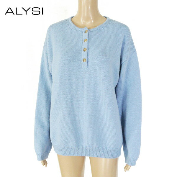 商品説明 生産国 イタリア サイズ S(オーバーサイズシルエット：フリーサイズ対応) 素材 ウール100% カラー ブルー(画像にてご確認ください) 採寸 肩幅：55cm(直線) 袖丈：53cm 総丈：64cm 胸周り：110cm(脇下) ...