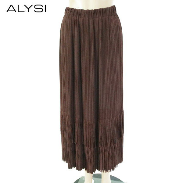 商品説明 生産国 イタリア サイズ 42(日本サイズでLサイズ相当) 素材 ポリエステル100% カラー ブラウン(画像にてご確認ください) 採寸 ウエスト：70cm～84cm(ゴム使用) 総丈：87cm ヒップ：96cm コメント 新品正...