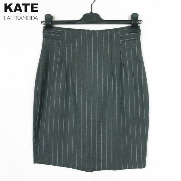 商品説明 生産国 イタリア サイズ 42(日本サイズでMサイズ相当) 素材 ポリエステル62%　レーヨン35%　ポリウレタン3% カラー チャコールグレー(画像にてご確認ください) 採寸 ウエスト：68cm ヒップ：92cm 総丈：49.5...