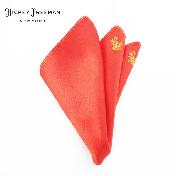 商品説明 生産国 日本 素材 シルク100% 縦×横 23.5cm×23.5cm カラー レッドオレンジ(画像にてご確認ください) コメント 新品正規品、Hickey Freeman(ヒッキーフリーマン)のポケットチーフです。 日本製の光沢...