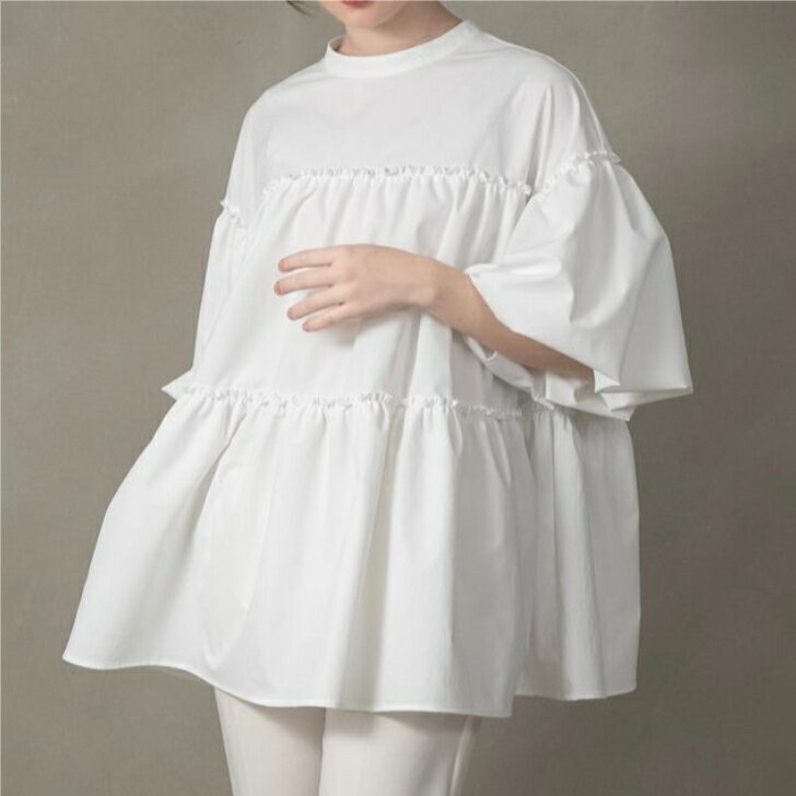 商品情報素材/材質ポリエステル57%複合繊維(ポリエステル)43%サイズ/寸法34（Sサイズ）総丈 69.5cm肩幅 52cm　　身幅 54cm袖口 10cm (ゴム上がり)袖丈 26cm36（Mサイズ）総丈 71cm肩幅 54cm　　身幅...